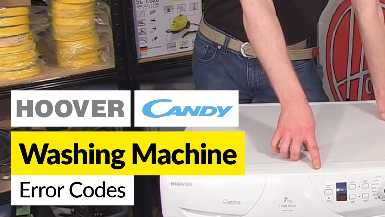 Hoover washing machine shows error E20: What you can do - Practical Tips