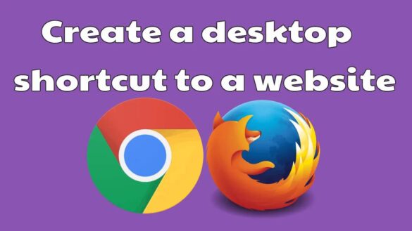 Create a shortcut for web pages on the desktop - Practical Tips