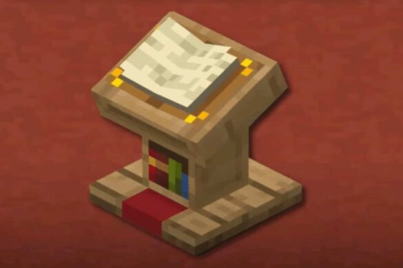 Minecraft : Construire un pupitre de lecture - comment faire ...