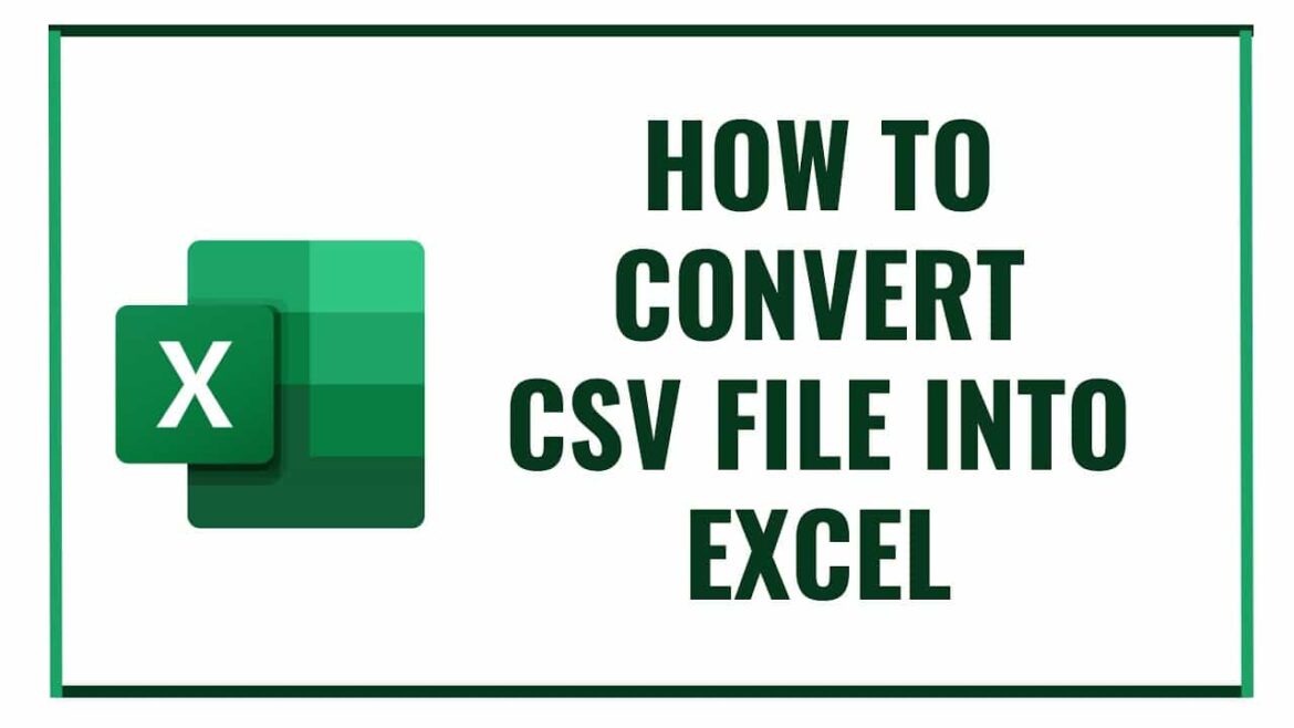 将 Csv 转换为 Excel:操作方法如下 Practical Tips