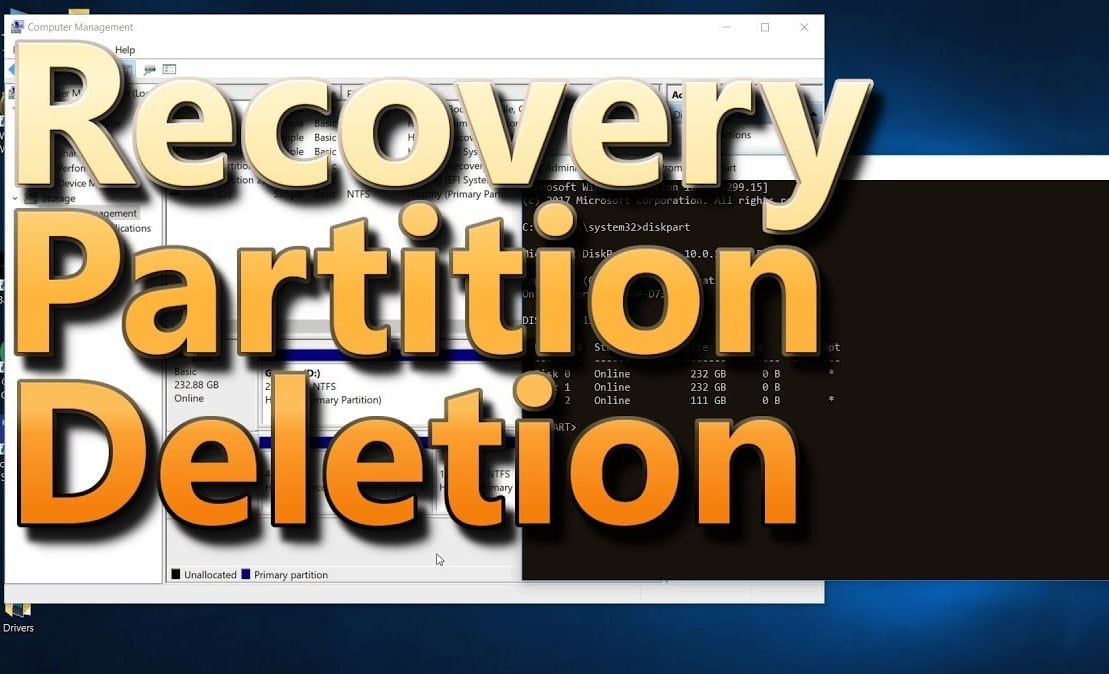 How To Delete The Recovery Partition In Windows Practical Tips