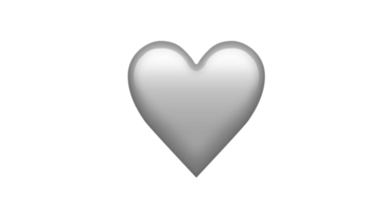 Corazón gris: este es el significado del emoji - Practical Tips