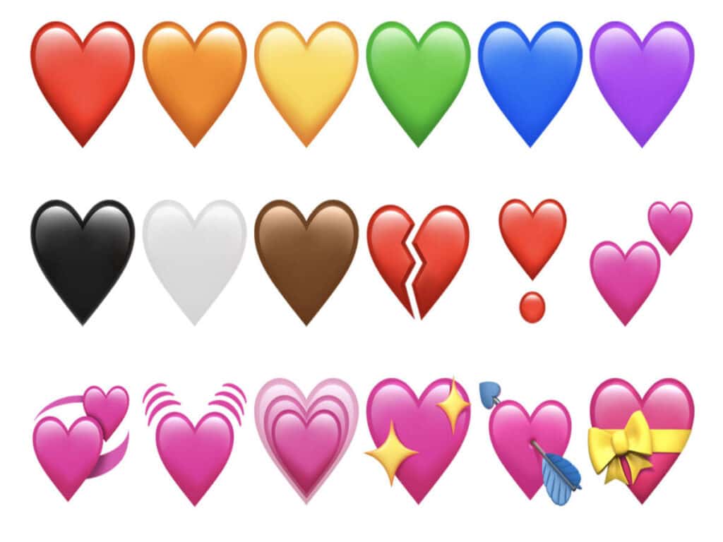 Heart colors in chat: Meaning of the heart emojis at a glance ...