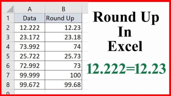 Excel Round Up To Whole Numbers Practical Tips 9106