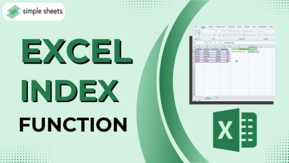 Index function in Excel – how it works - Practical Tips
