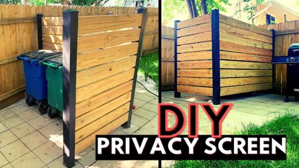 Build a privacy screen out of pallets: instructions and ideas ...