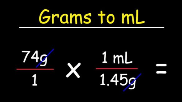 Convert milliliters (ml) to grams (g): Here's how - Practical Tips