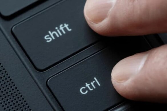 Mac 上的 Shift 键：这是 Apple 键盘上的 Shift 键。 - Practical Tips