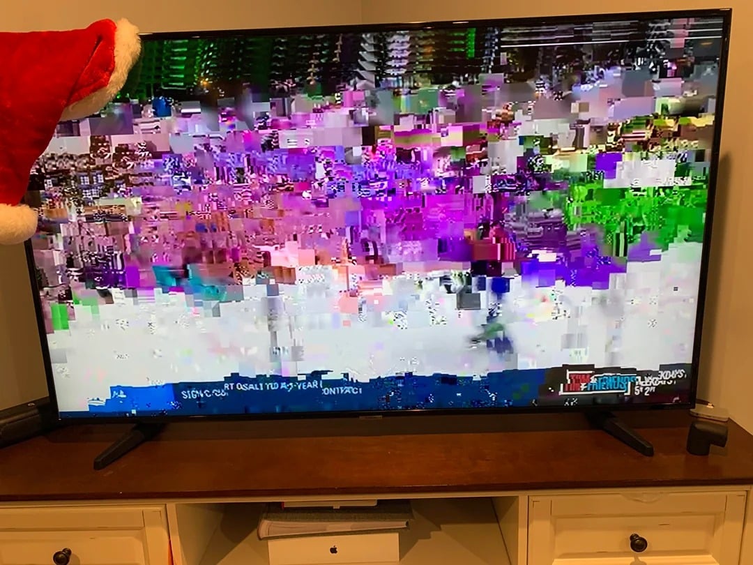 Image télévisée pixélisée - comment la rendre à nouveau nette ...
